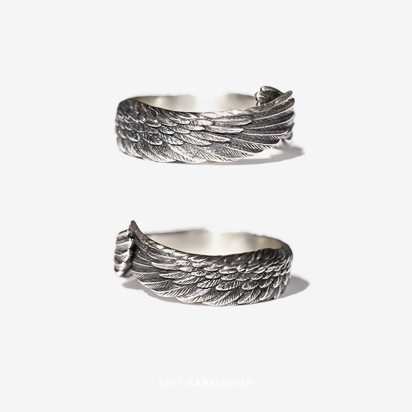 Guardian Angel Wings Ring 925 Sterling Silver Ring – XY ELEMENT