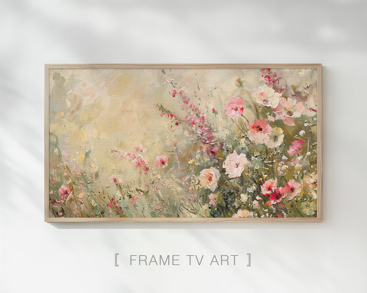 Clovers Abstract Painting Frame TV Art Wallpaper – XY ELEMENT