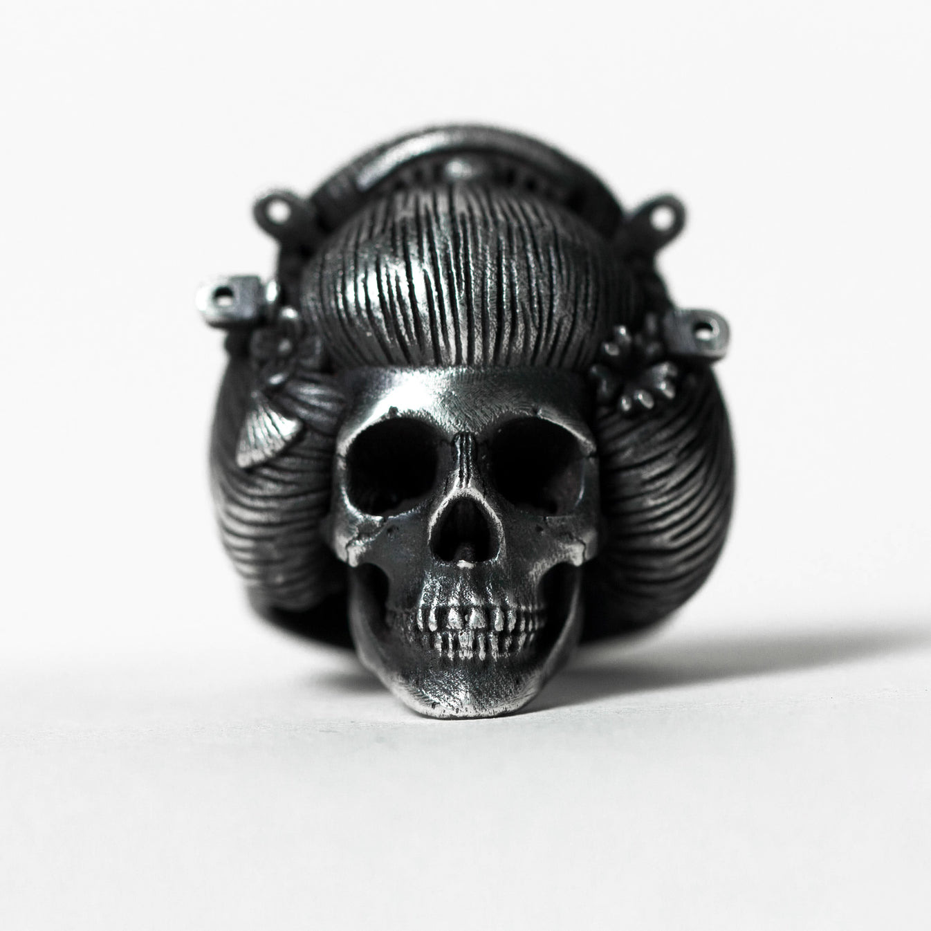 Geisha Beauty Skull Ring Japanese Design – XY ELEMENT