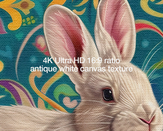 Artistic Easter Bunny and Egg Frame TV Wallpaper for Easter Decor – XY ...