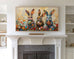 Artistic Easter Bunny and Easter Egg Frame TV Art Wallpaper – XY ELEMENT